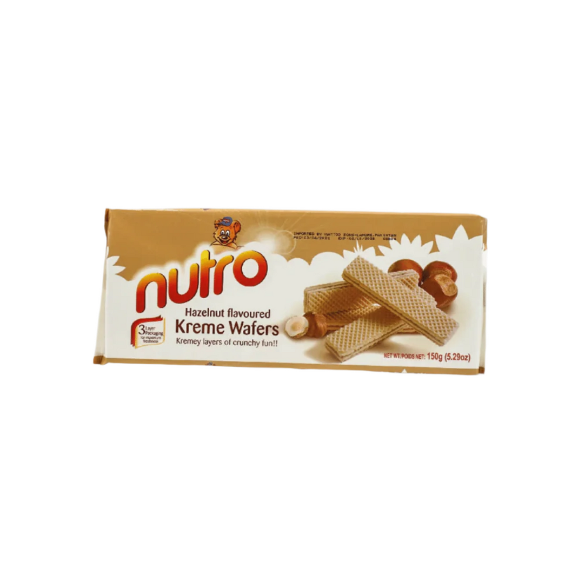 nutro wafers hazelnut kreme 150g – KK Mart