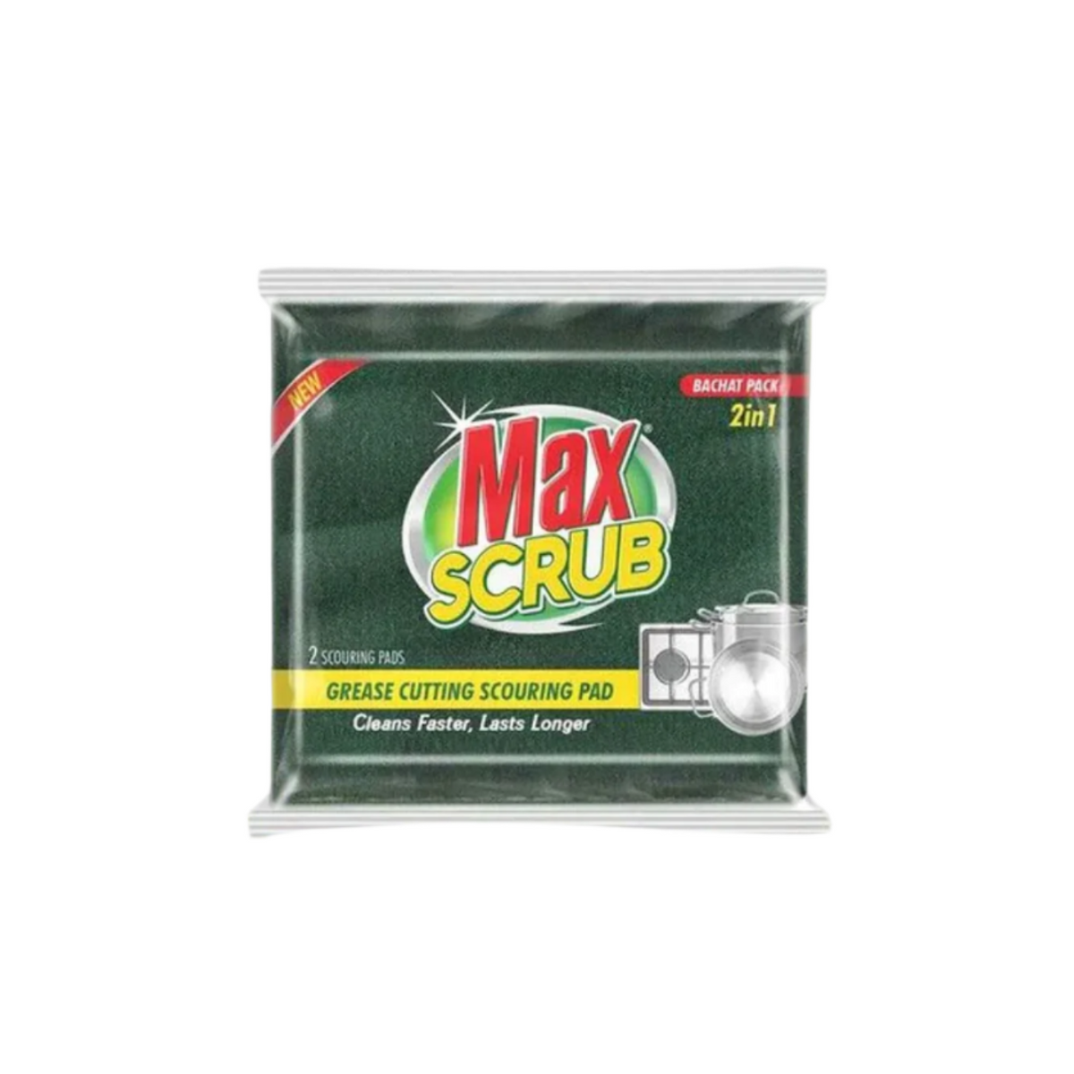 max scrub scouring pad 2in1 – KK Mart