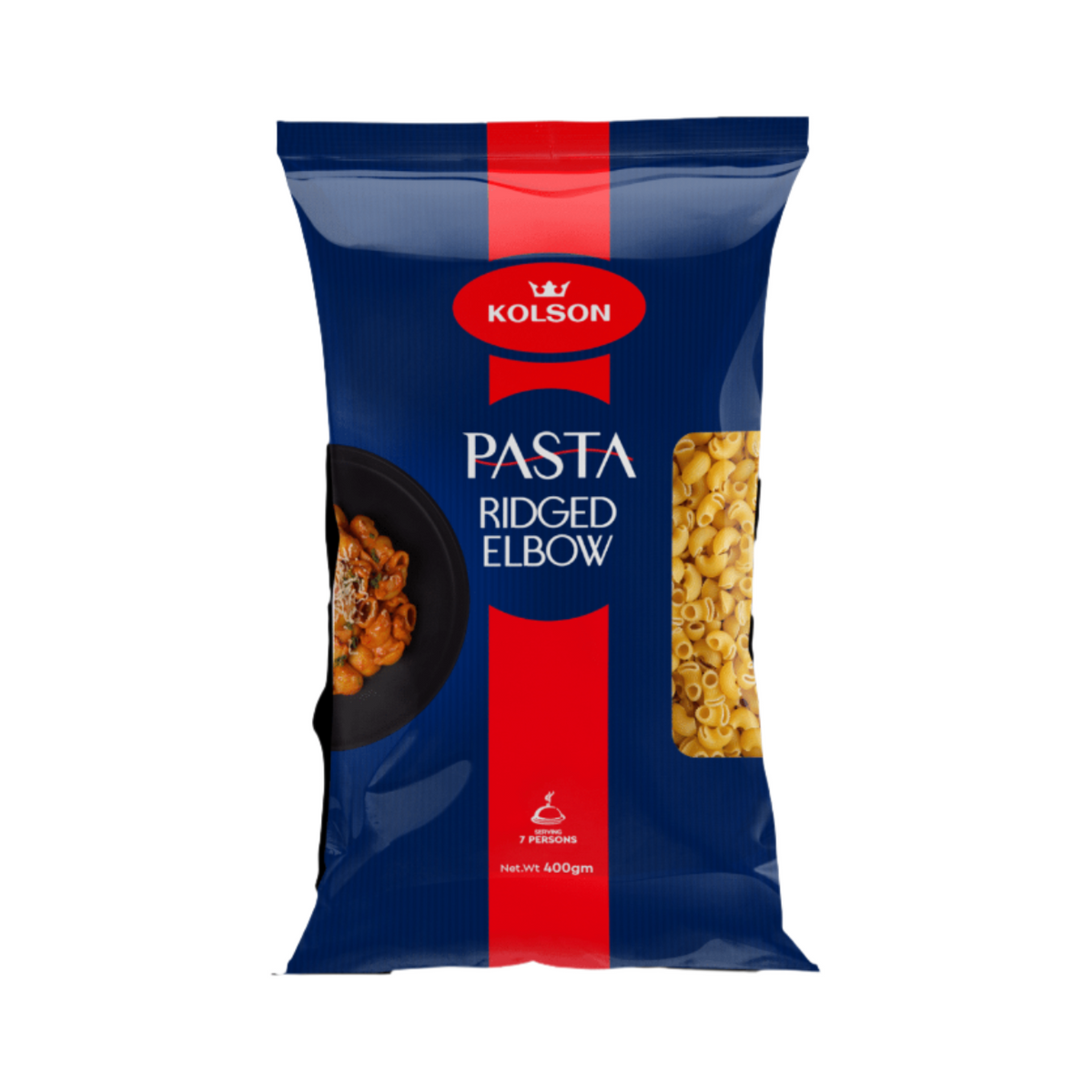 kolson pasta macronie ridged elbow 400g – KK Mart