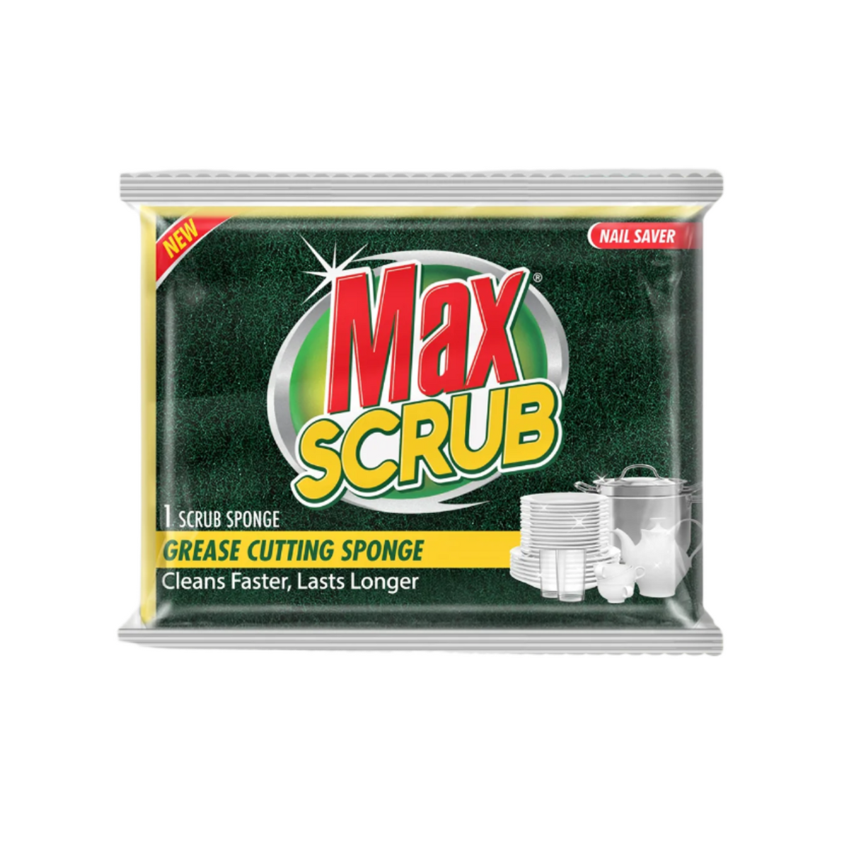 max scrub sponge nail saver – KK Mart