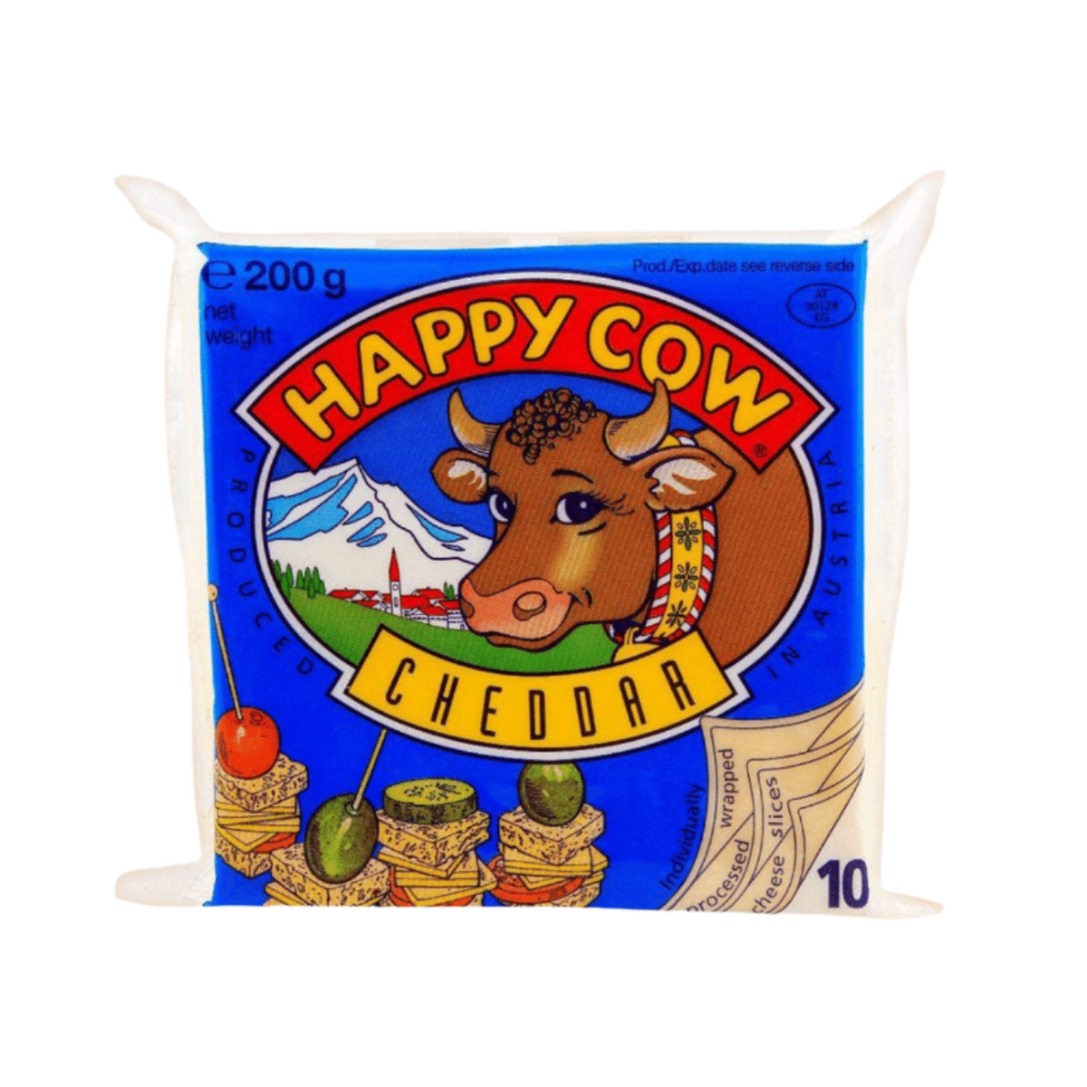 happy cow cheddar cheese 200g – KK Mart