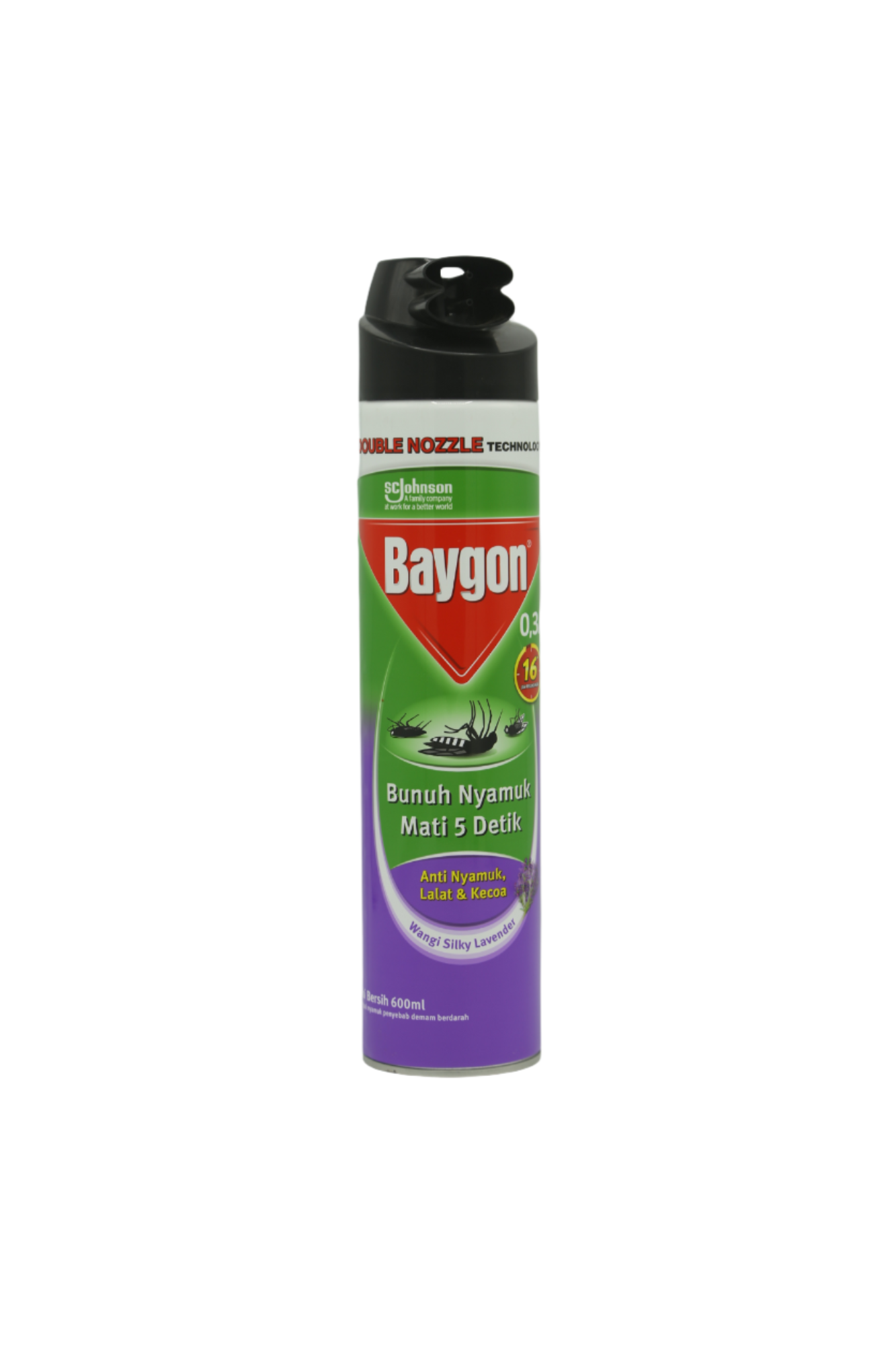 baygon insect killer lavender spray 600ml – KK Mart
