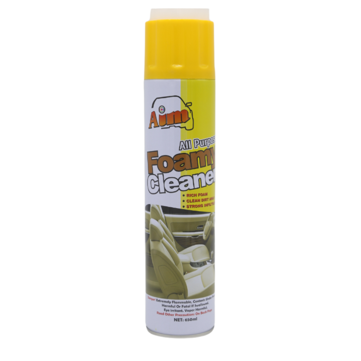 aim foamy cleaner with brush 650ml – KK Mart